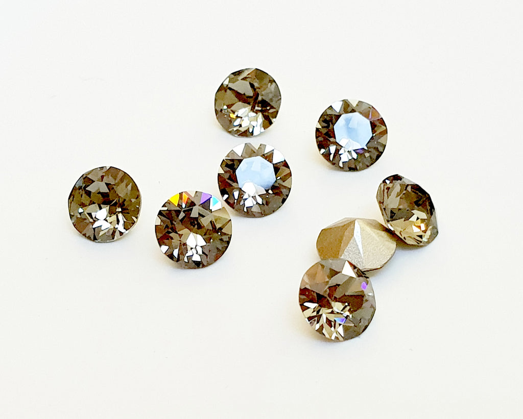 Swarovski Black Diamond Chaton Crystals – Glitz It