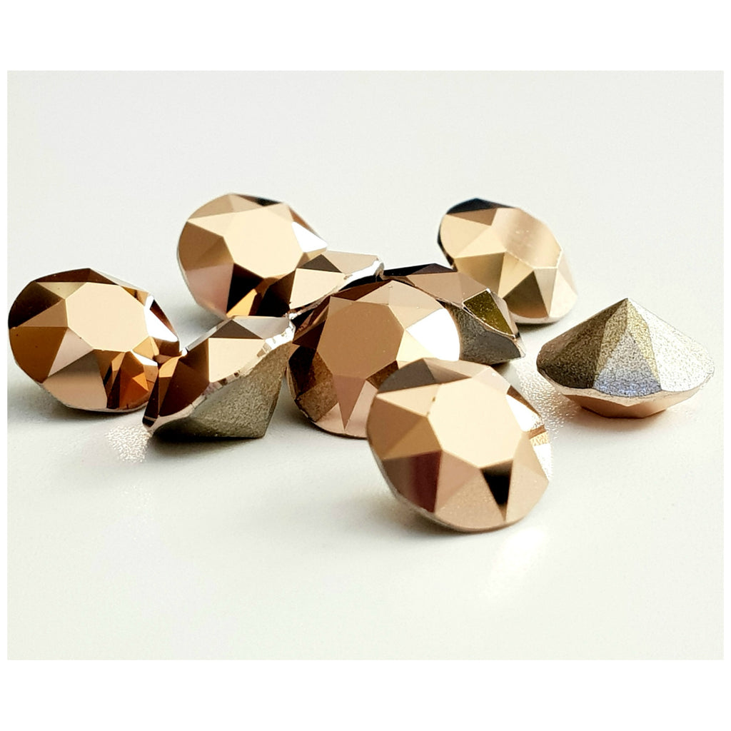 Swarovski Rose Gold Chaton Crystals – Glitz It