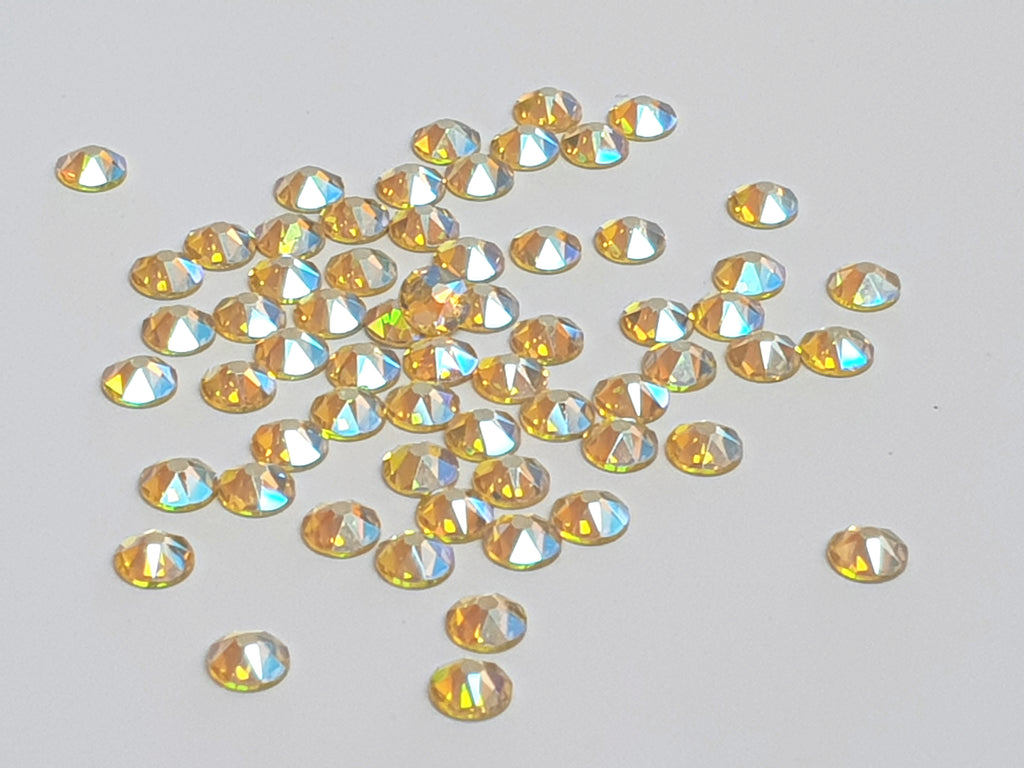 Swarovski Hotfix Flatbacks: Citrine Shimmer – Glitz It